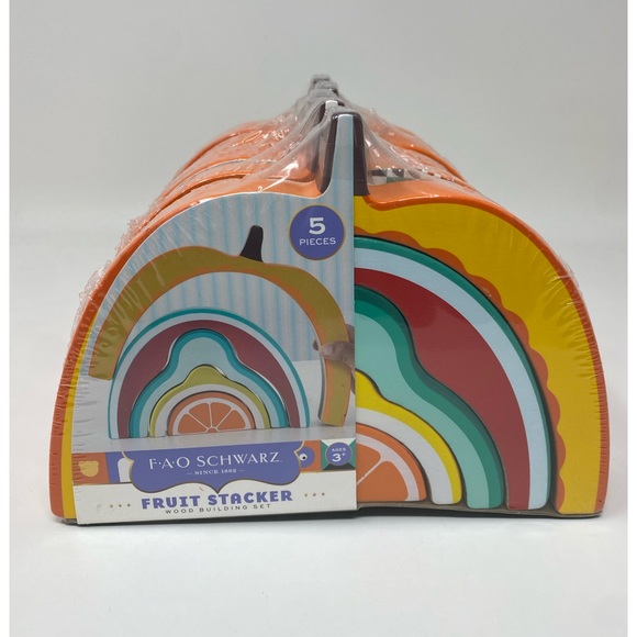 FAO Schwarz | Toys | Fao Schwarz Fruit Stacker Wood Building Set The ...